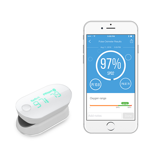 iHealth AIR Fingertip Pulse Oximeter- Easy to Use, Highly Accurate ...