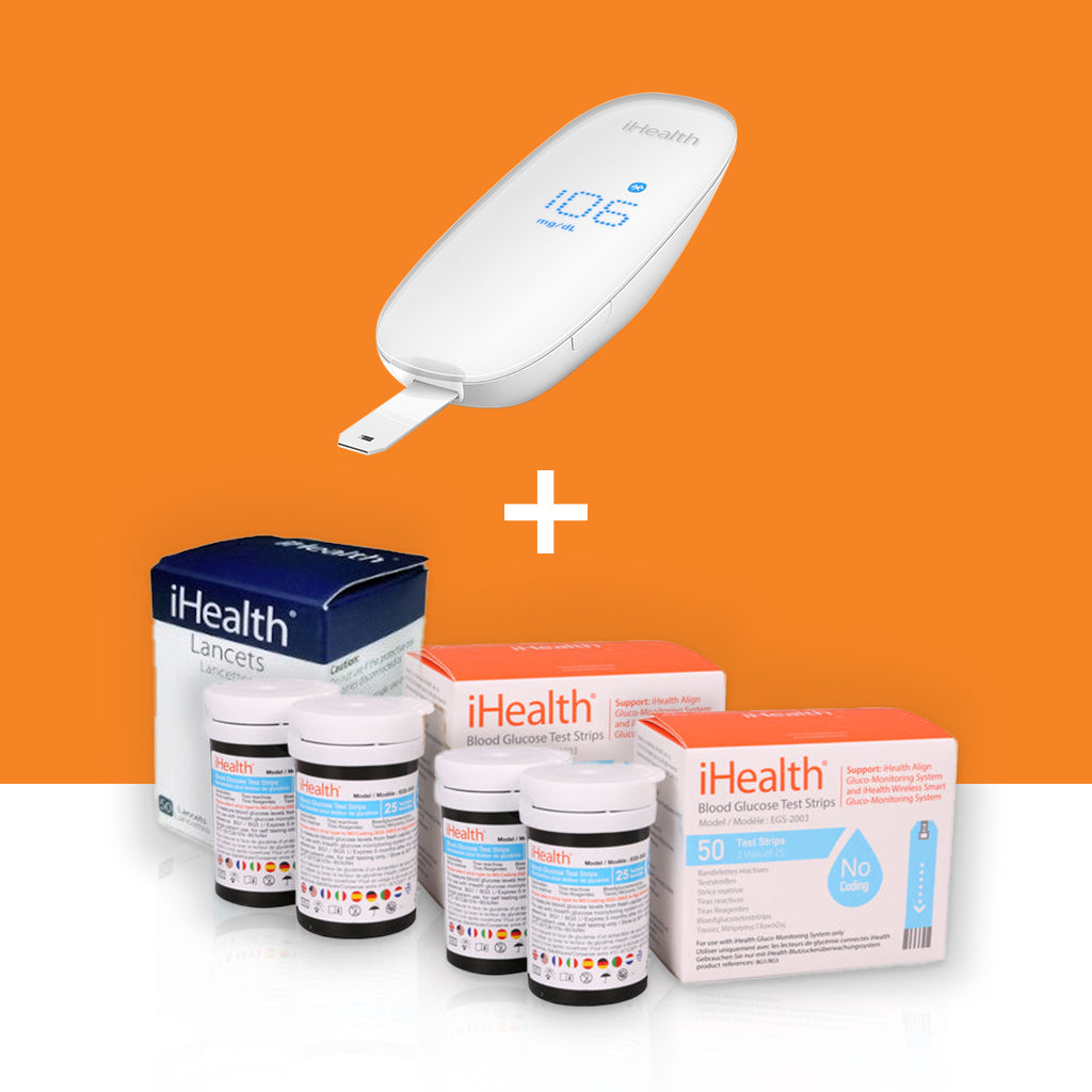 iHealth Gluco+ Smart Diabetes Monitoring Bundle – FitTrack Australia